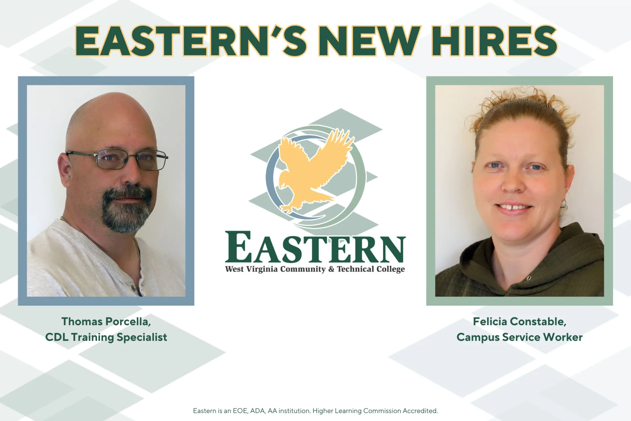 Eastern WVCTC Welcomes New CDL Training Specialist and Campus Service ...