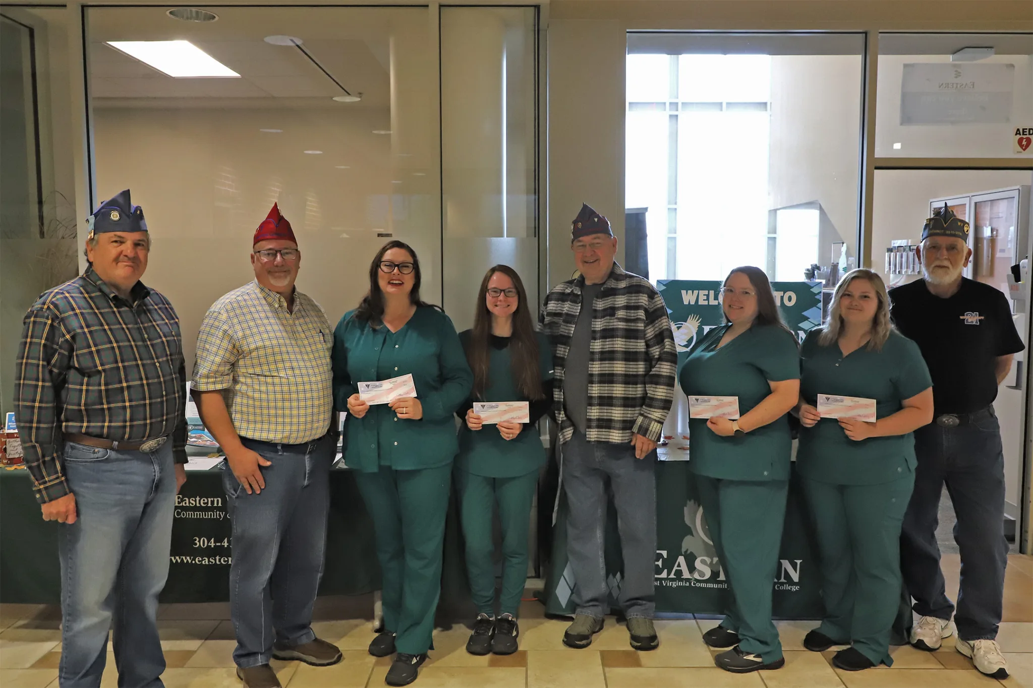 Nursing Students Receive Scholarship from 40 & 8 Voiture 1623 - Eastern West Virginia Community ...